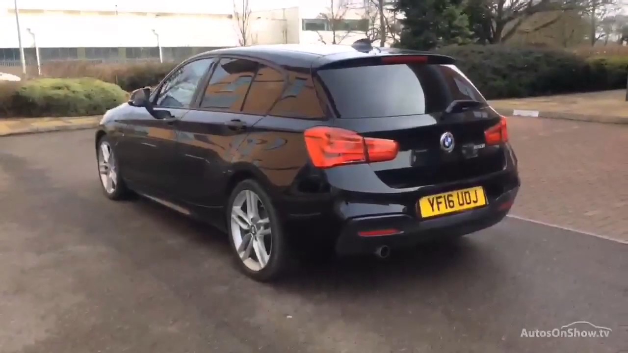 BMW 1 SERIES 120I M SPORT BLACK 2016 - YouTube