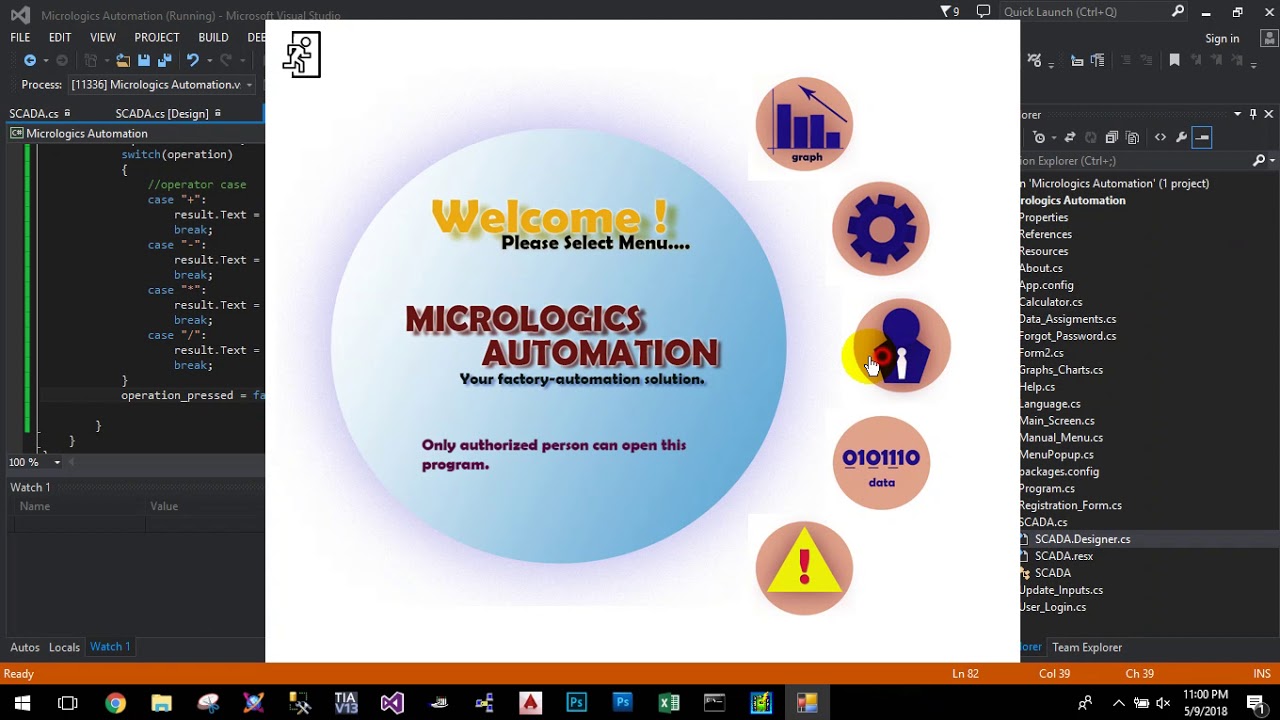 Creating Customized Calculator using Visual Studio 2013 - YouTube
