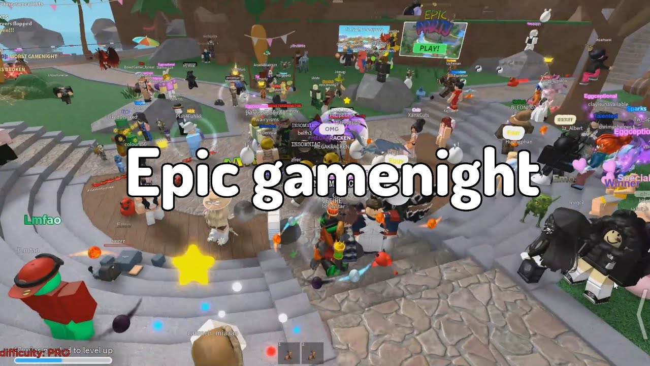 EPIC gamenight Epic MInigames | Roblox - YouTube