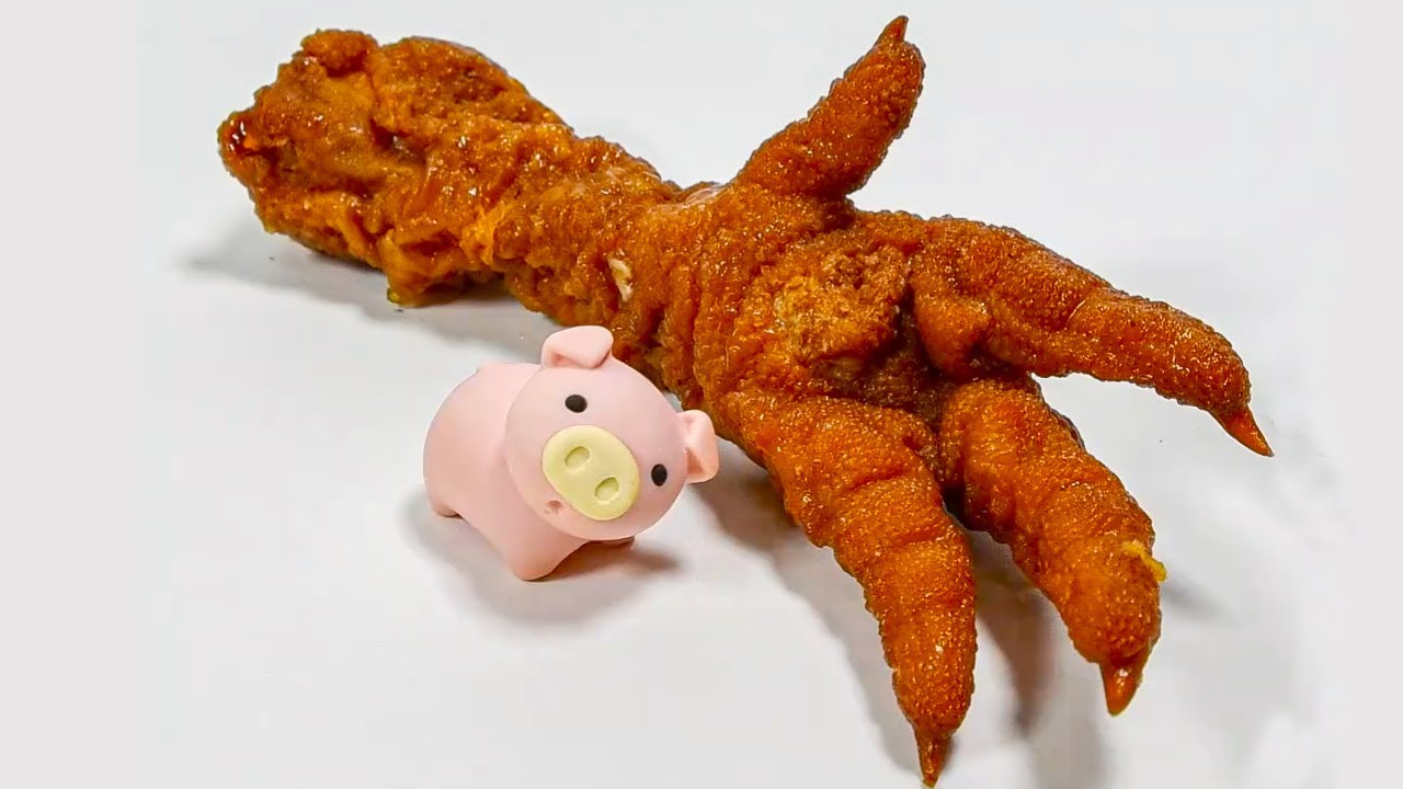 😋Hungry Piggy's Menu Today : 🐷🍴 Spicy Chicken Claw # Mukbang ...