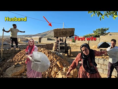 Mr Hassan New Farm Flattened with Tractor: First Wife Prevents their Home from moving forward