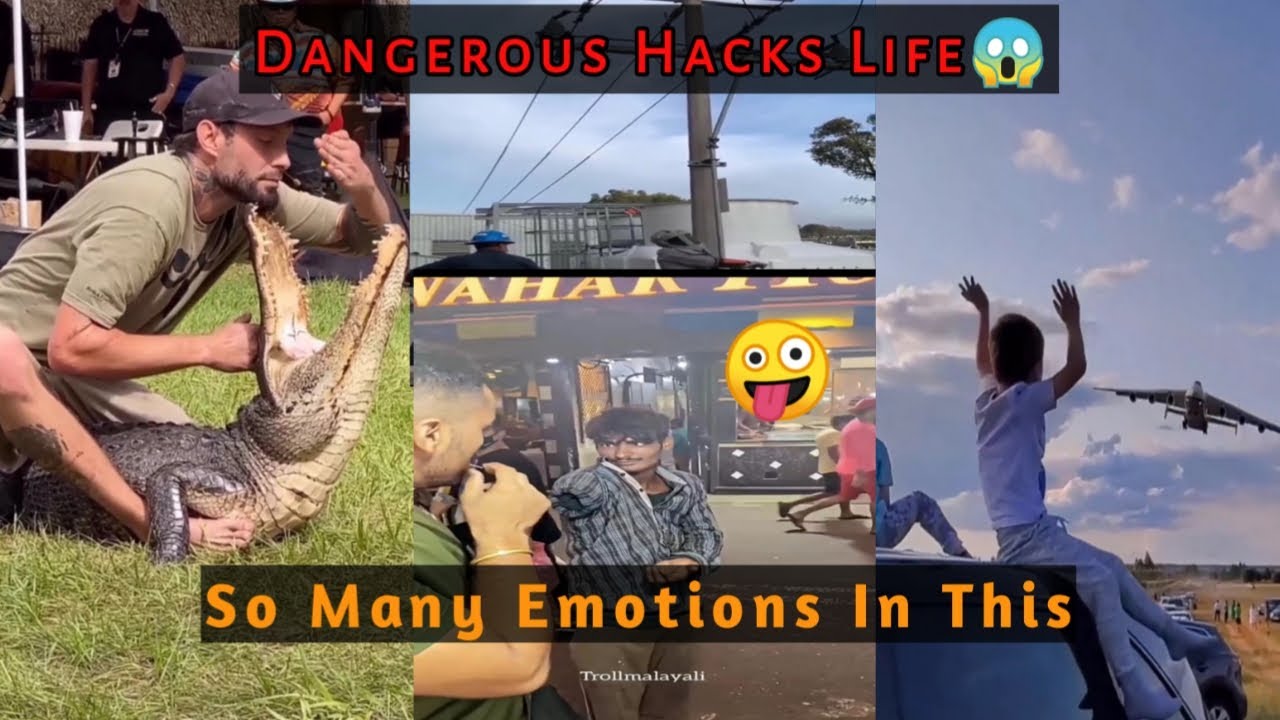 So Many Emotions in This😱🤪#emotions #dangerous #hack - YouTube