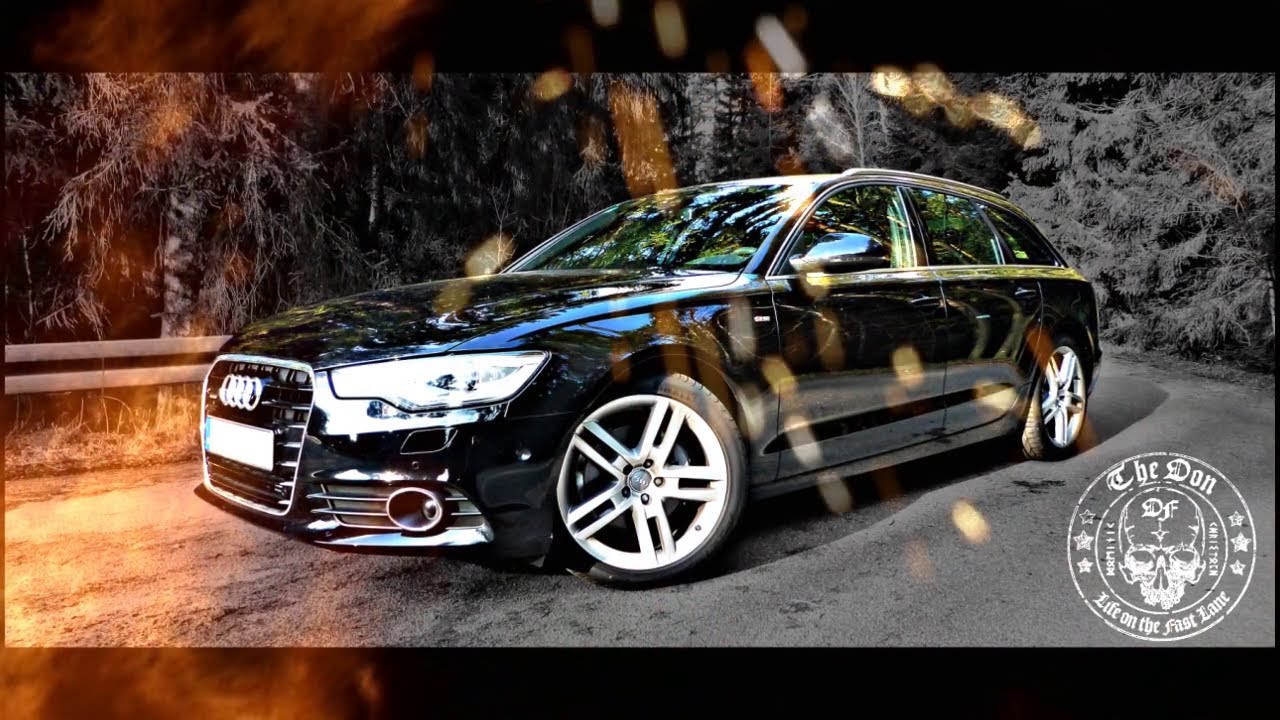 Audi A6 Quattro V6 2013 - Highspeed Time Attack Run on B-Road ...
