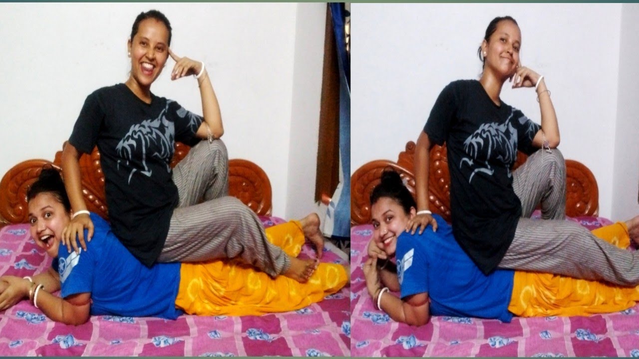 Back sitting challenge || #shampabiswas - YouTube