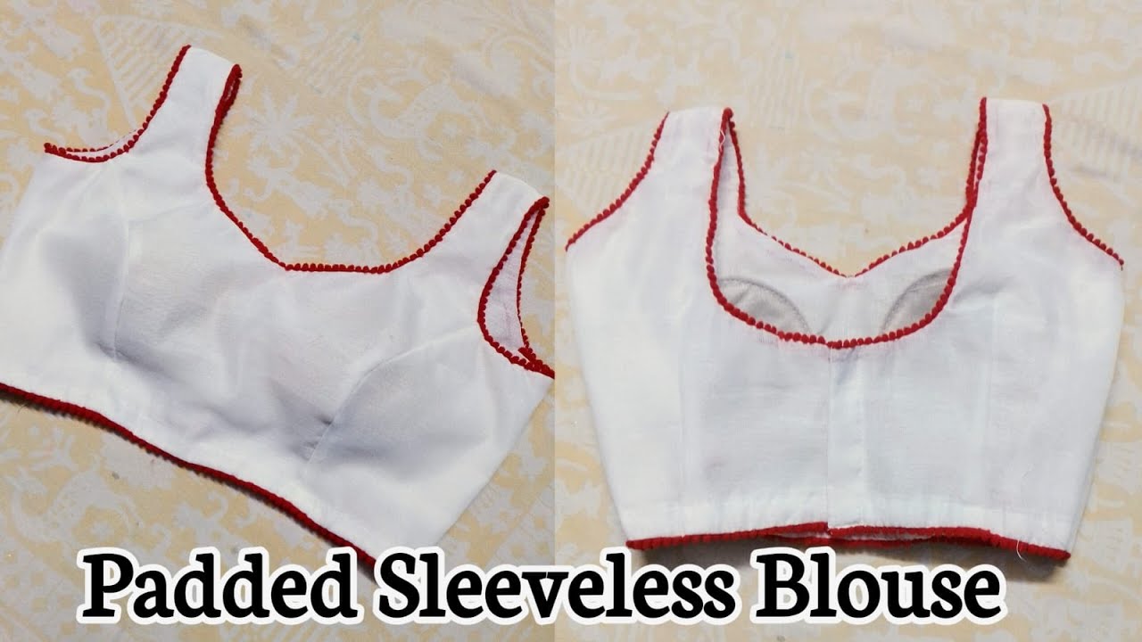 Padded blouse swing tutorial for beginners ||padded blouse cutting and ...