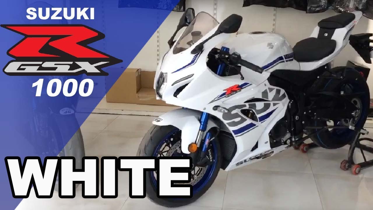 2018 Suzuki GSX-R 1000 White India's 1st Quicklook - YouTube