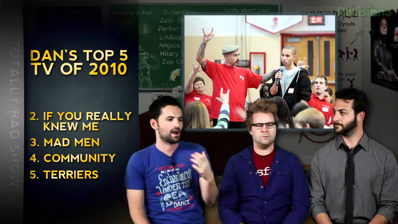 The Totally Rad Show - Top 5 TV Shows of 2010 - YouTube