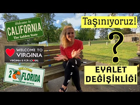 ✔️TAŞINIYORUZ!  🚚   |  Ama Nereye?    |   Amerika’da Hangi Eyalet?   |  Amerika’da Yaşam!