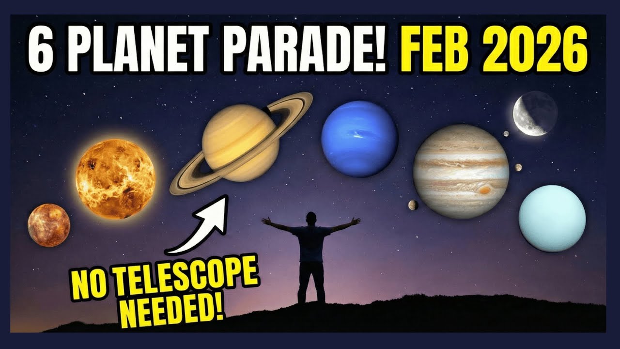 How to See the 6-Planet Parade in 2026 (No Telescope Needed) - YouTube