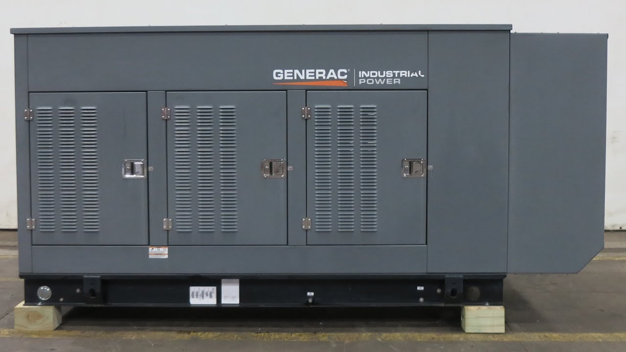 Generac SG0100 100 kW natural gas / propane generator, 8.9L engine, 94 ...