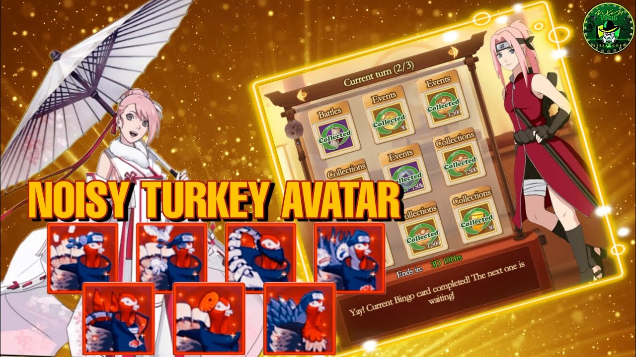 Path To Supremacy Go Go! Bingo Card 2/2 Noisy Turkey🦃 Avatar Reward 🤩 ...