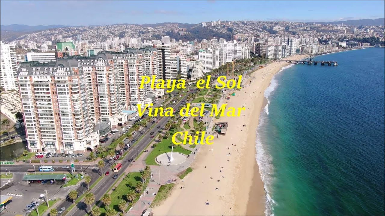 Playa El Sol Vina Del Mar Chile - YouTube