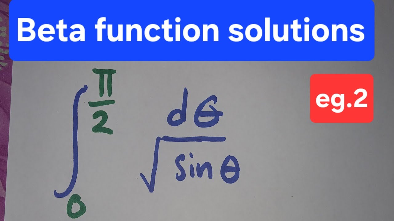 Solving Trigonometric Integrals Using Beta and Gamma Functions ...