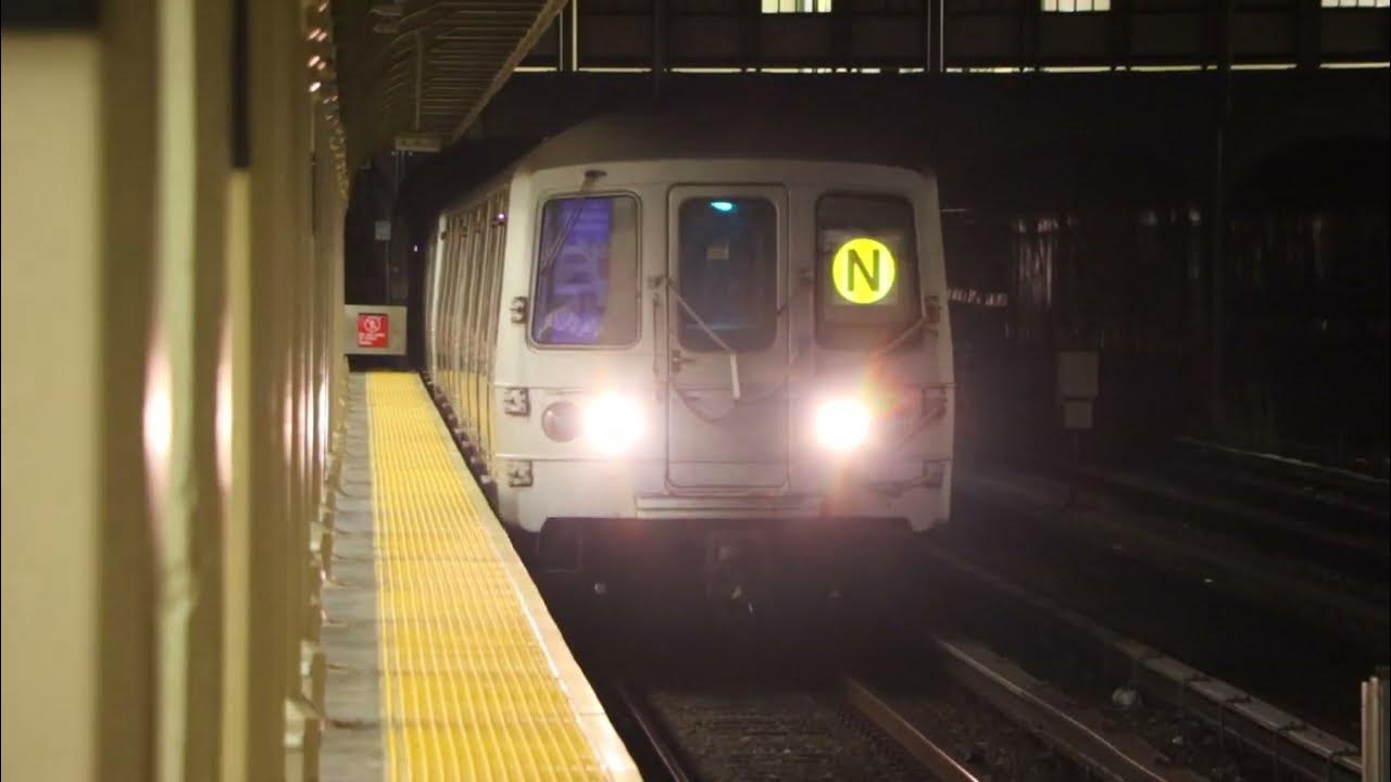 MTA New York City Subway : Coney Island Bound R46 N Train @ Kings Highway - YouTube