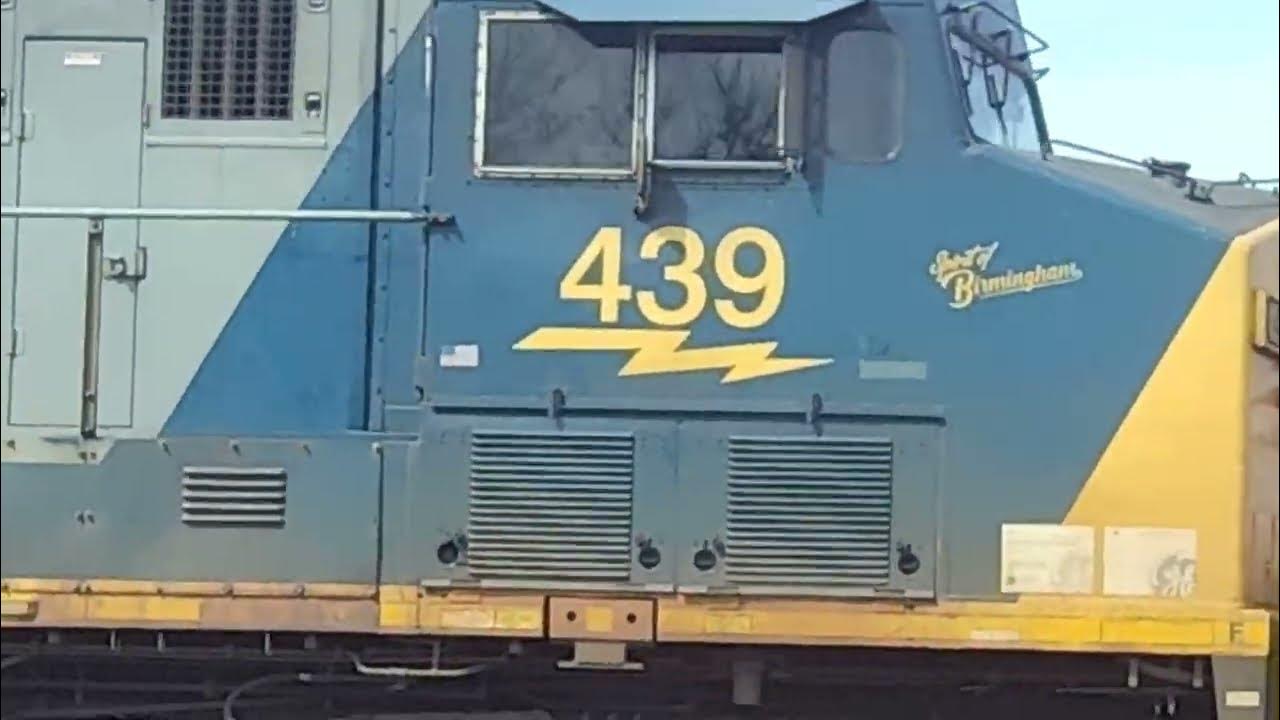 Spirit of Birmingham on a CSX Freight Train - YouTube