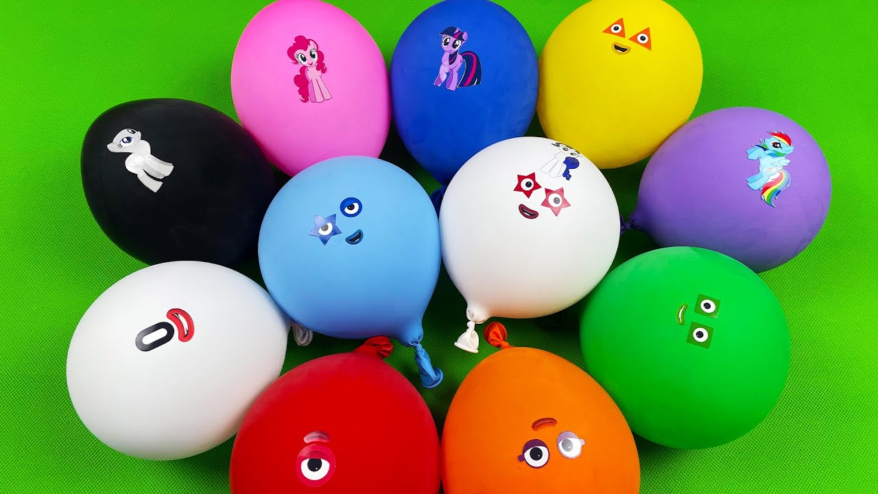 Numberblocks & My Little Pony – Looking 1000 000 Orbeez Put Inside ...