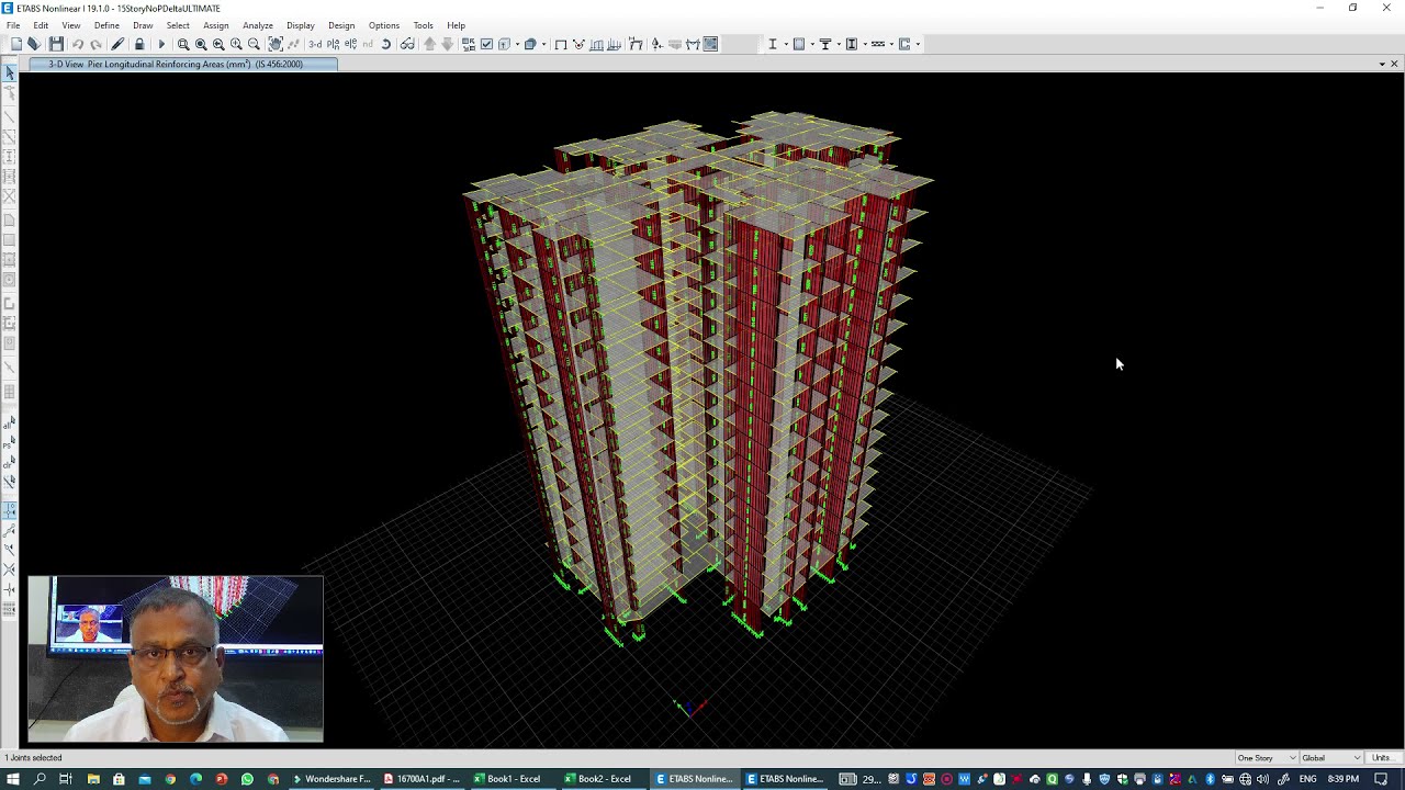 Tutorial 13 : Implementing P - Delta preset option into ETABS model of ...