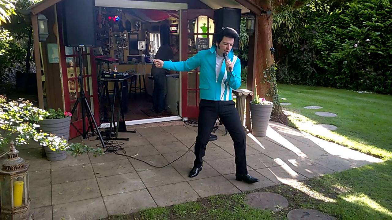 Danny Fisher as Elvis - Bossa Nova Baby - YouTube