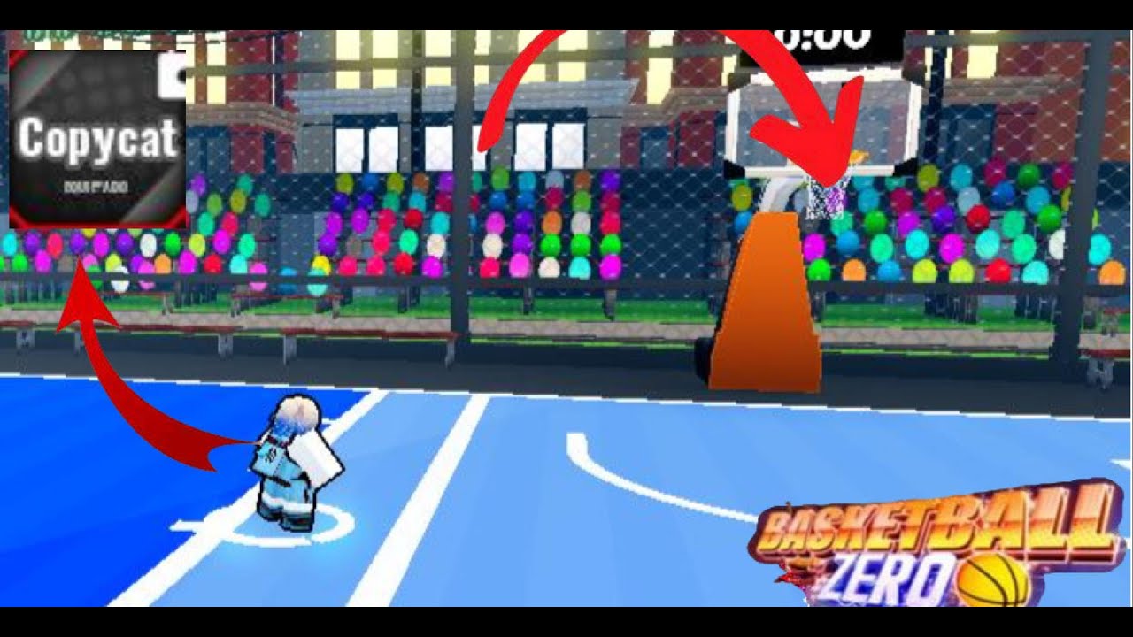 JUGANDO CON COPYCAT🏀⛹️‍♂️⛹️‍♂️ | Basketball Zero #ba - YouTube