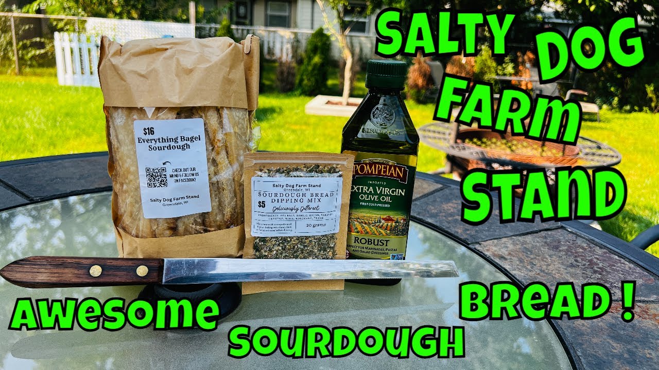 Delicious Sourdough Bread From Salty Dog Farm Stand! - YouTube