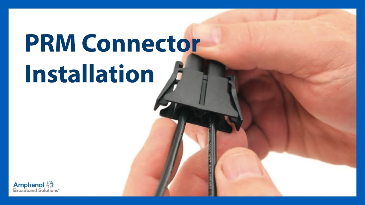 PRM Connector Installation - YouTube