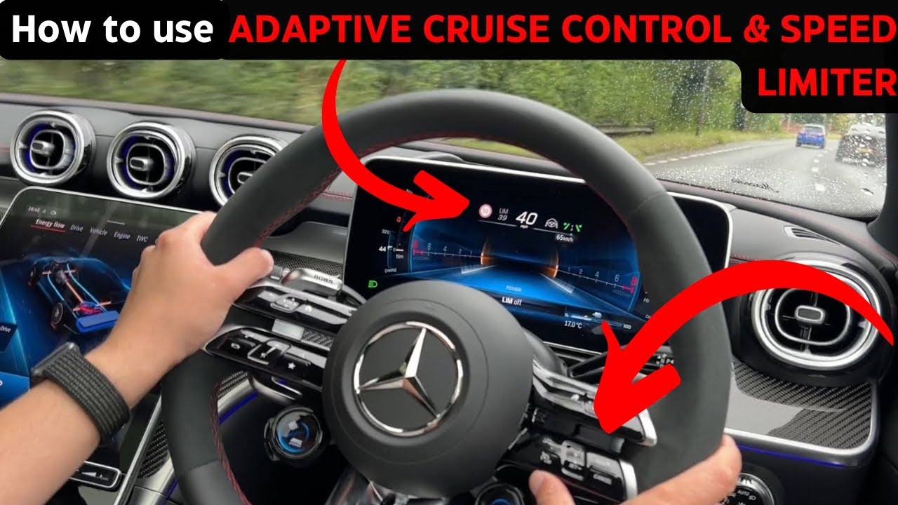 How to USE Mercedes Adaptive Cruise Control part of the Driving ...