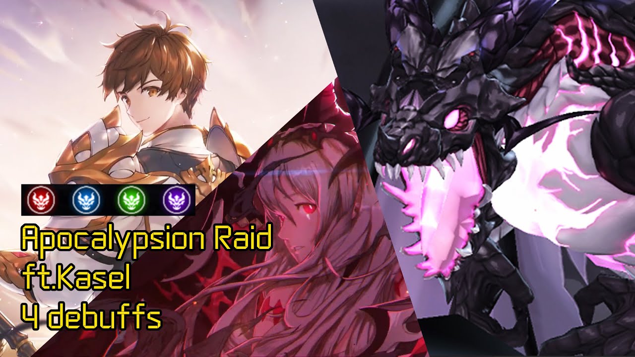 [King's Raid] Apocalypsion Raid ft.Kasel (4 Debuffs) - YouTube