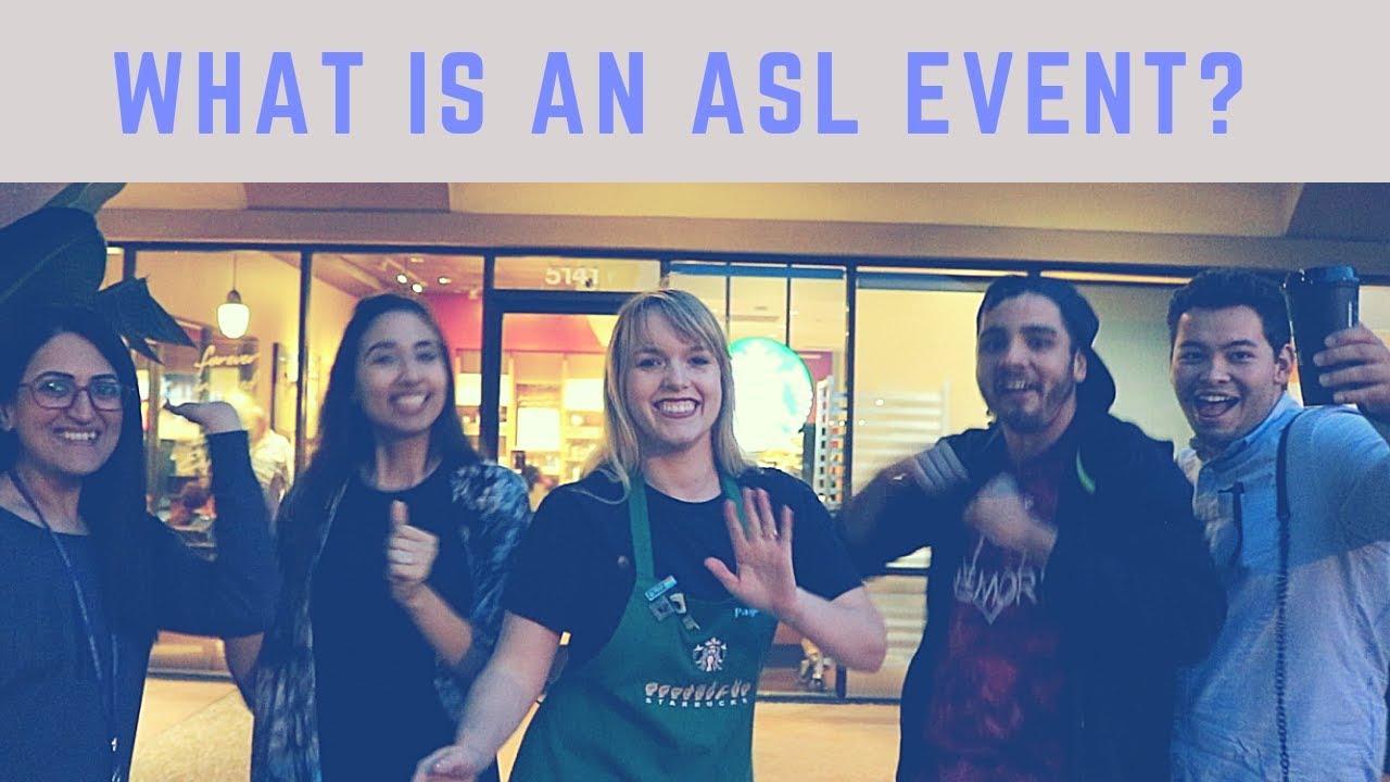HOW TO ATTEND TO AN ASL EVENT! - YouTube
