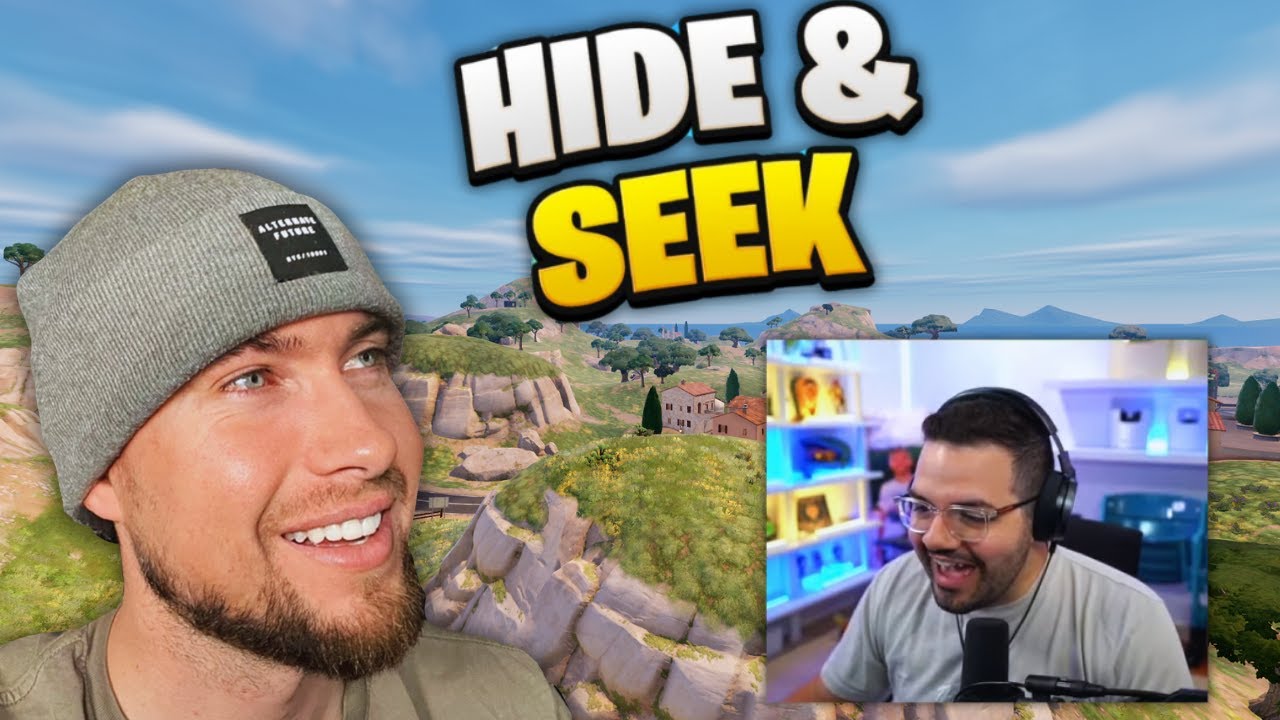 FORTNITE STREAMER EXCLUSIVE HIDE & SEEK W/COURAGE JD & LEGIQN - YouTube