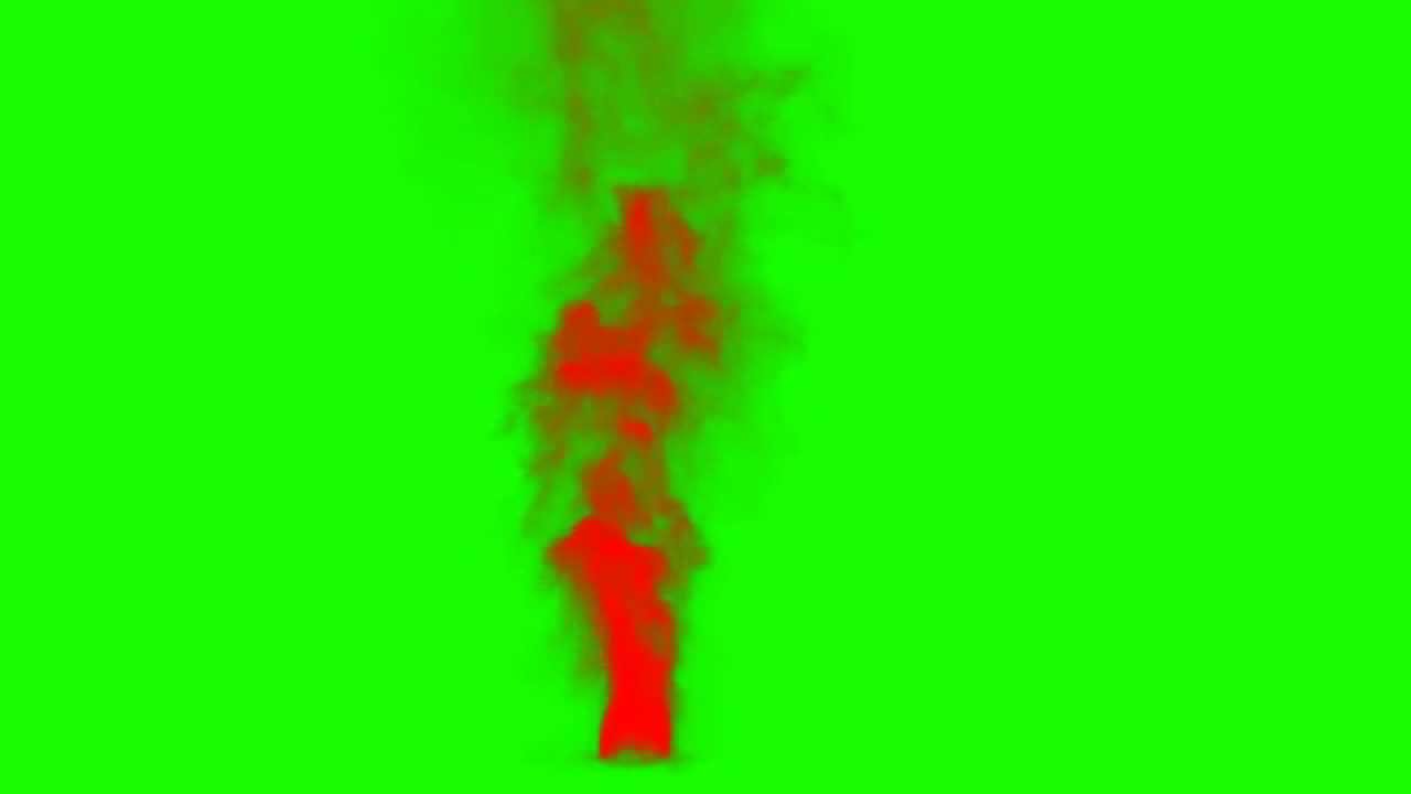 red smoke in green screen free stock footage - YouTube