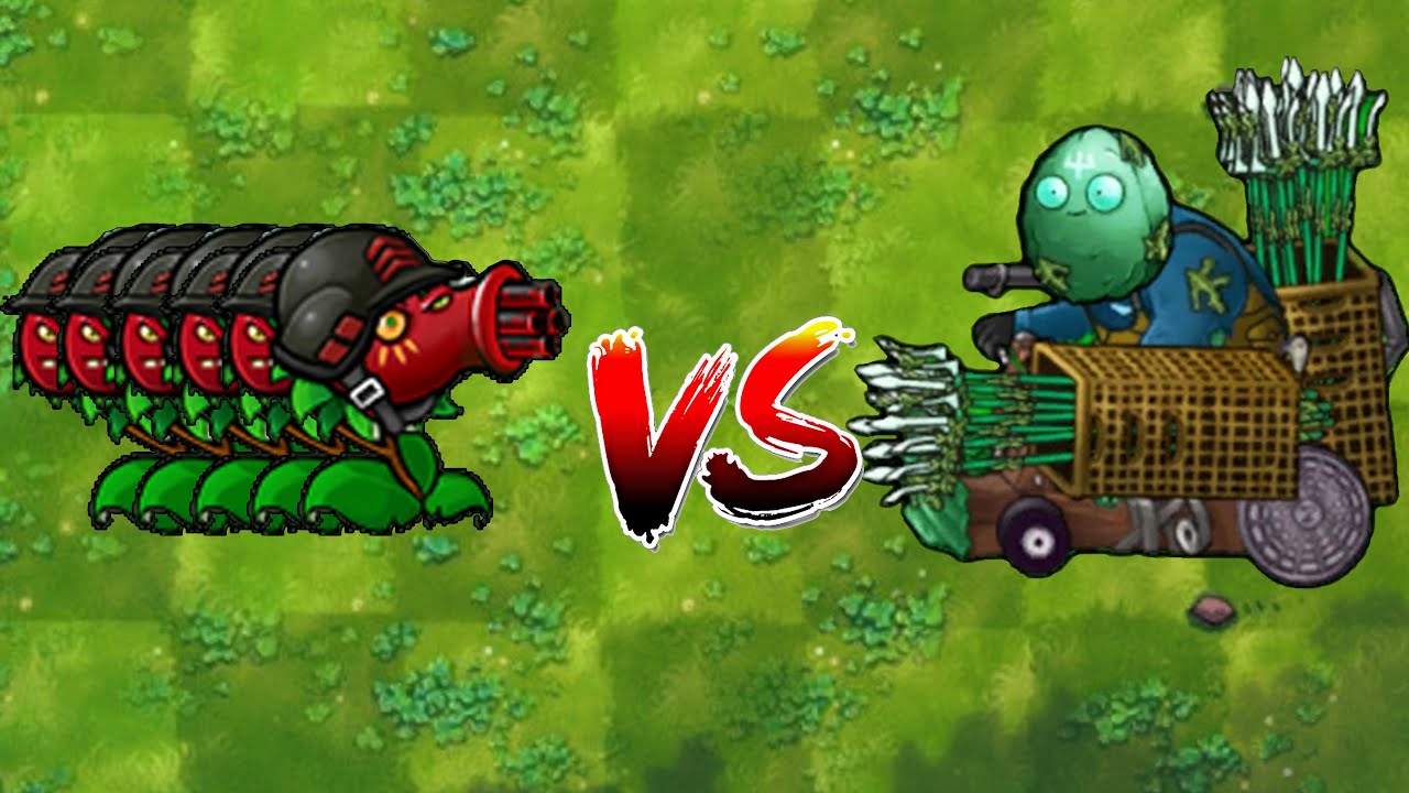 PvZ FusiTeam 25 Plants Vs Ultimate Trident Charge Car Zombie | Who Will ...
