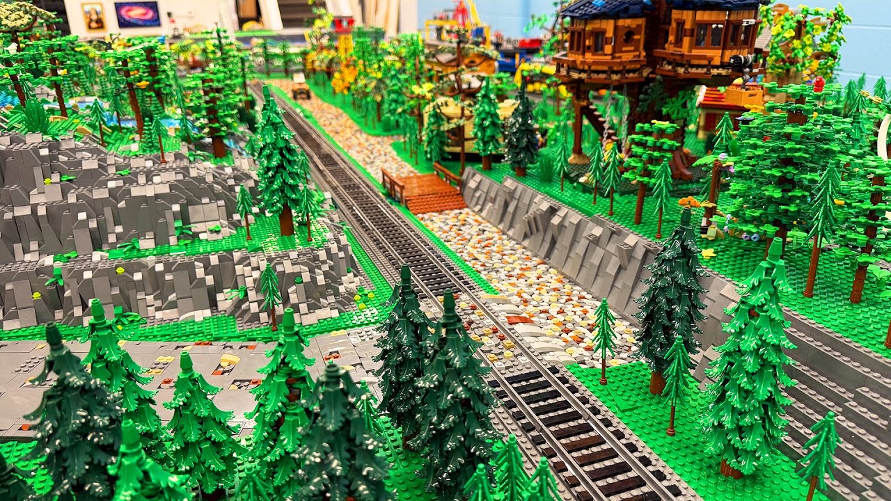 Connecting the LEGO City Tunnel to the Countryside - YouTube
