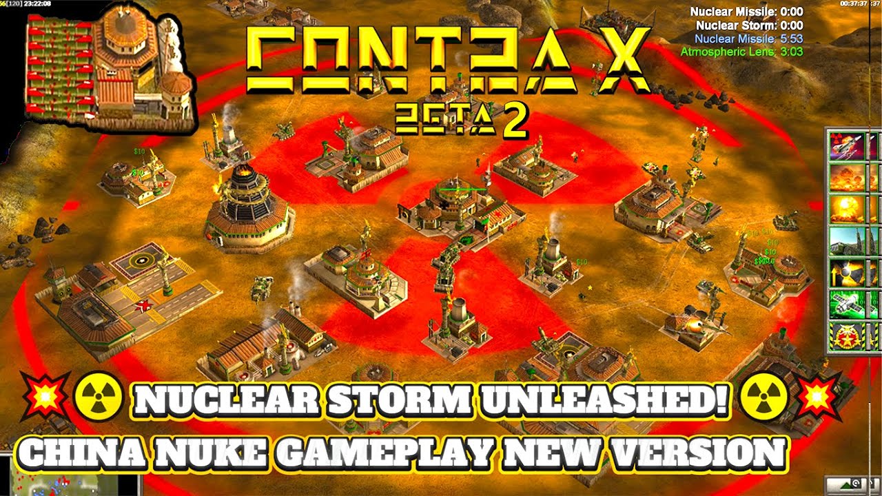 💣 INSANE Nuke General Gameplay ⚔️ Contra X Beta 2 (Nuclear Storm ...