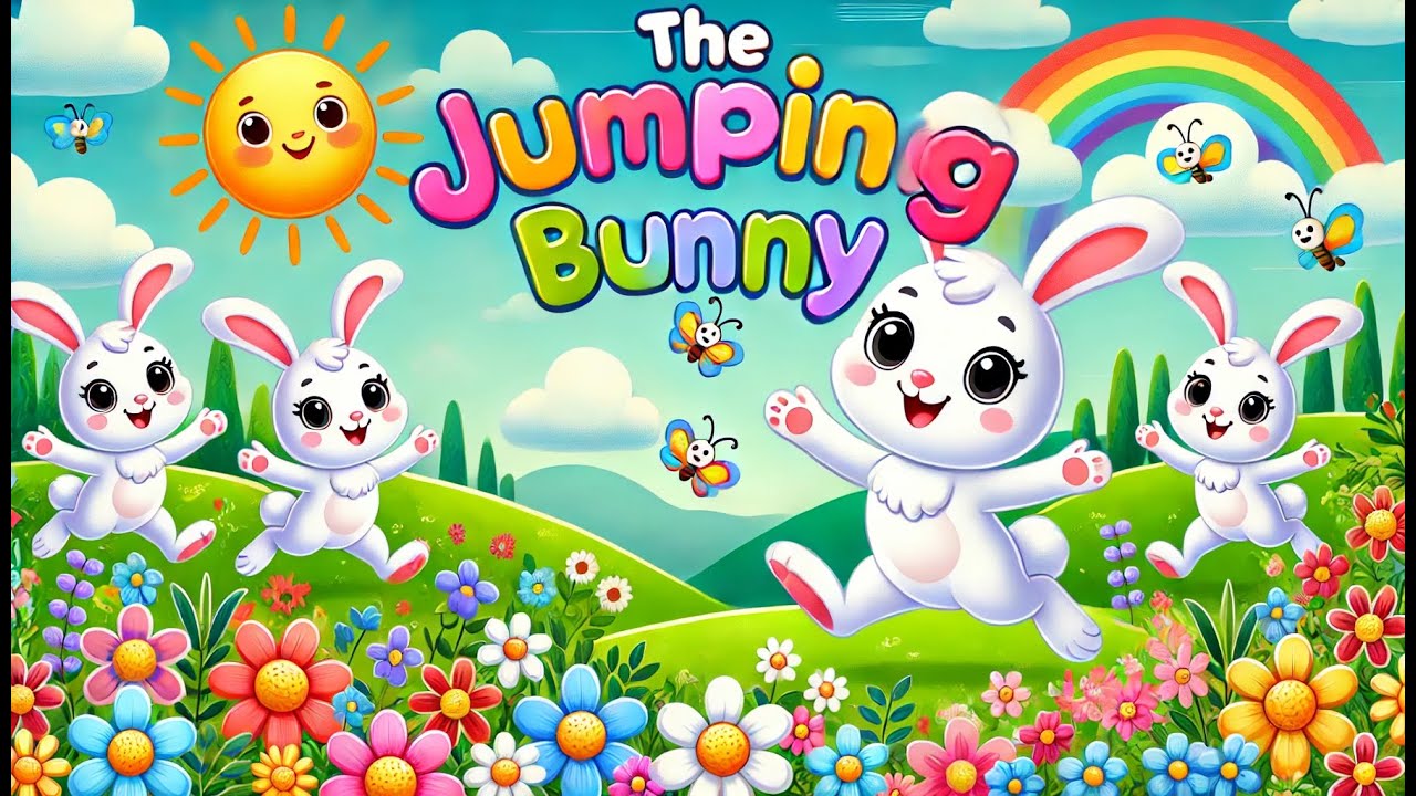 Jumping Rabbit - Learn English Music For Kids 🤚 - Nursery Rhymes & Kids ...