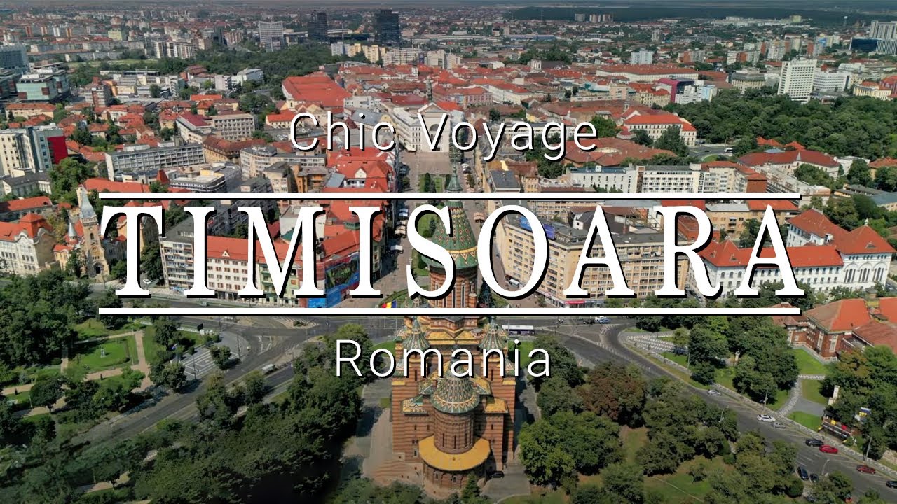 Timisoara, Romania - Cathedral Drone and Festival of Lights. "A city ...