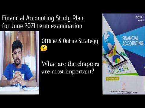 Financial Accounting Study Plan#CMA Inter# - YouTube