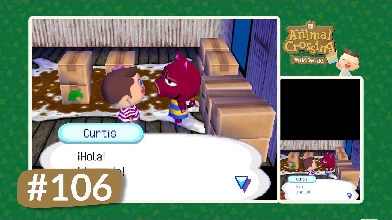 Ep. 106 CURTIS llega a Rainbow | Let's Play Animal Crossing Wild World ...