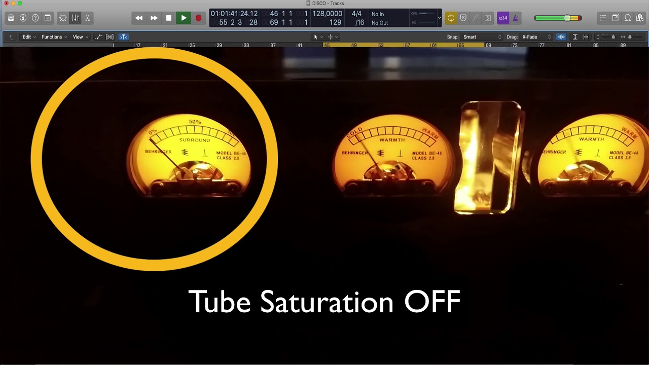 Behringer T1954 Tube Saturation - YouTube