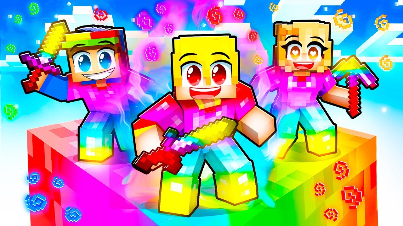 Surviving One OP Block in Minecraft! - YouTube