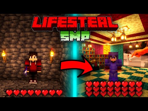 I Made World's Most Coolest Secret Base in Lifesteal SMP | Minecraft ...