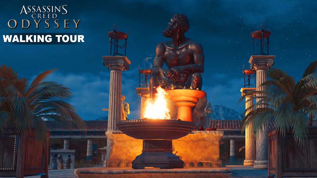 The Glory of 431 BCE Greece - Thasos City Ambience Walk in 4K | AC ...