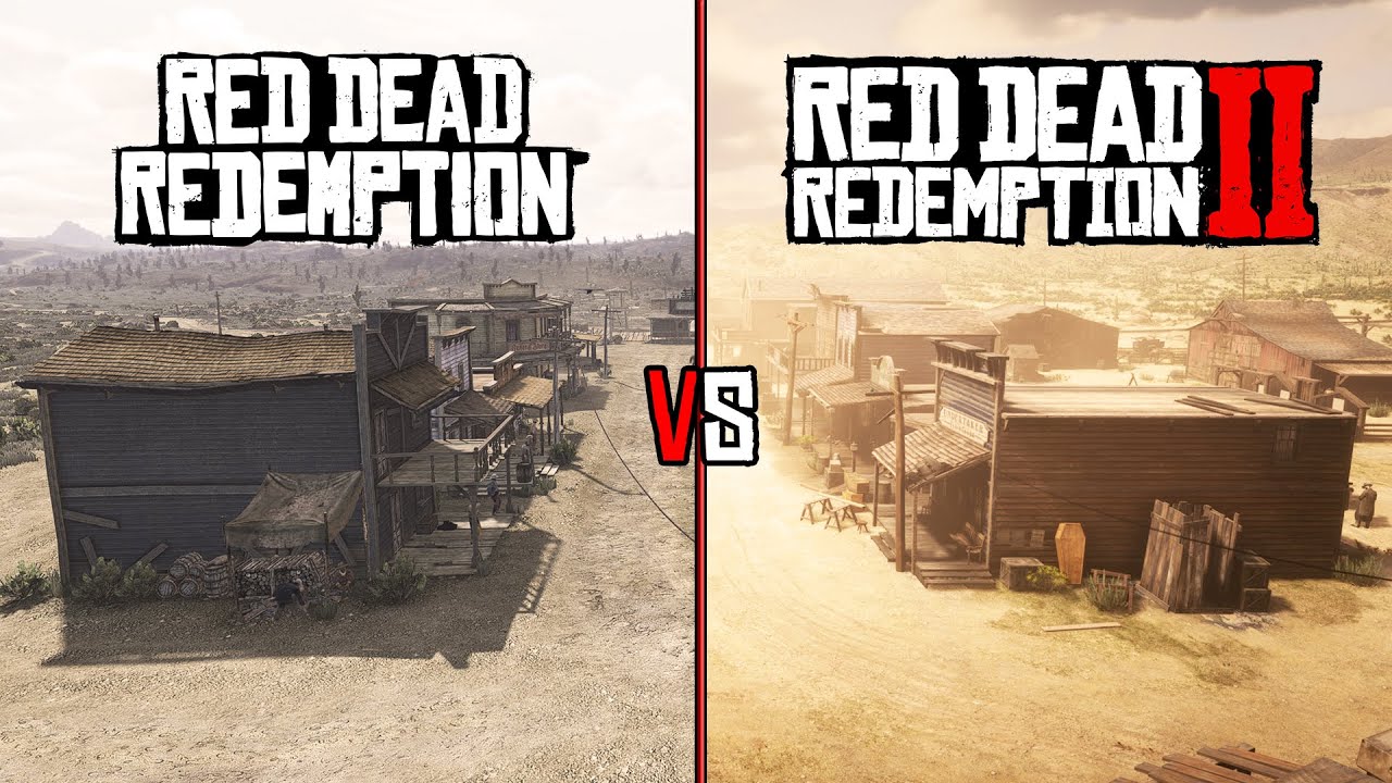 I Compared Red Dead 1 Map With Red Dead 2 Map | New Austin - YouTube