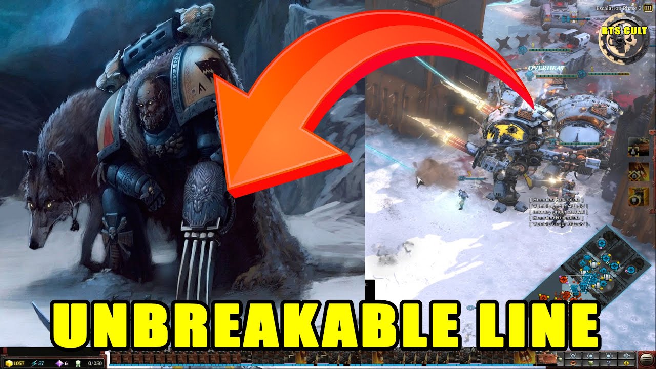 Unbreakable Line Space Wolves - Push Eldar Back From the Fortress ...