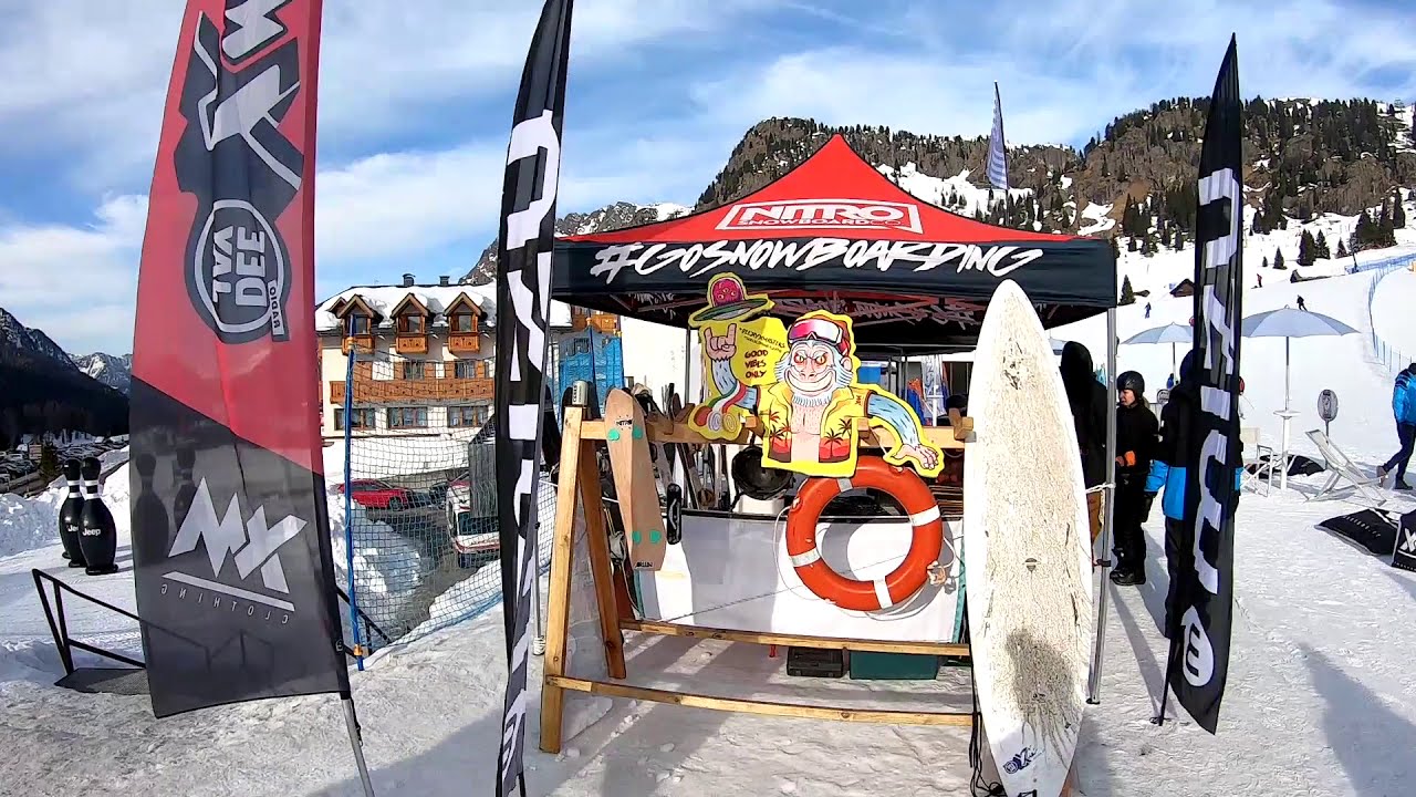 Topkite Dolomiti SKI & Snowkite Camp's Moena - YouTube