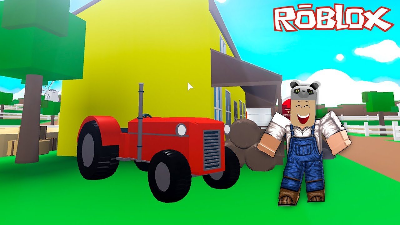 Çiftçilik Oyunu! Panda ile Roblox Farming Simulator - YouTube