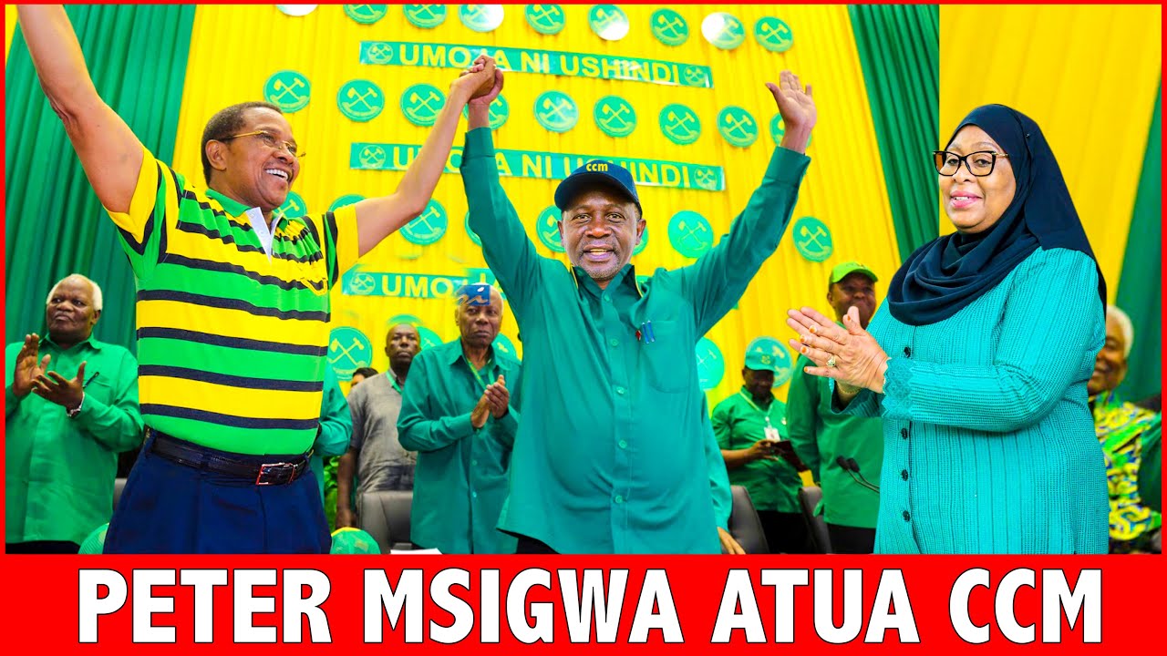 PETER MSIGWA ASALITI CHADEMA AHAMIA CCM RASMI ATAMBULISHWA MDA HUU ...
