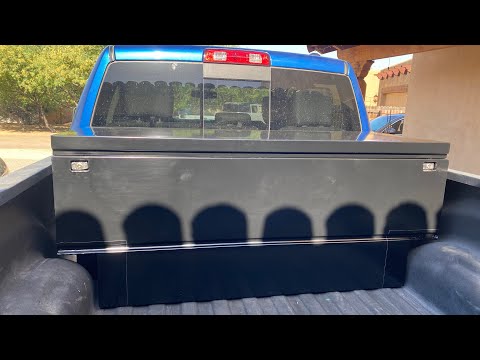 How to modify a 60” rigid job box for truck bed - YouTube
