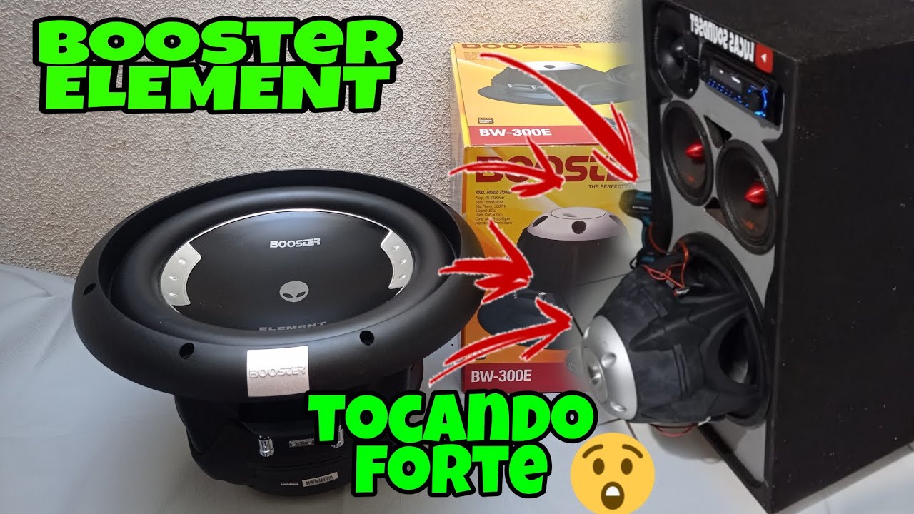SUBWOOFER BOOSTER ELEMENT 12" 3000W - REVIEW/PARÂMETROS E TESTE - YouTube