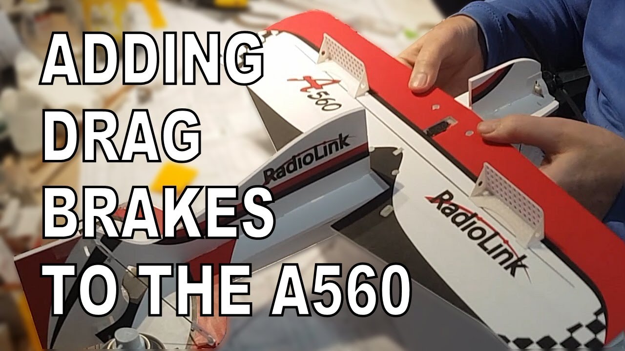 Adding Drag Brakes to the A560 RadioLink 3-d Model - YouTube