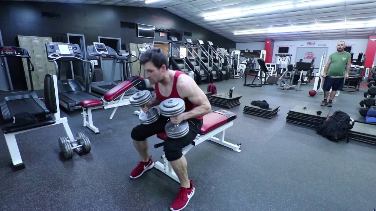 Alternating Dumbbell Bench Press - YouTube
